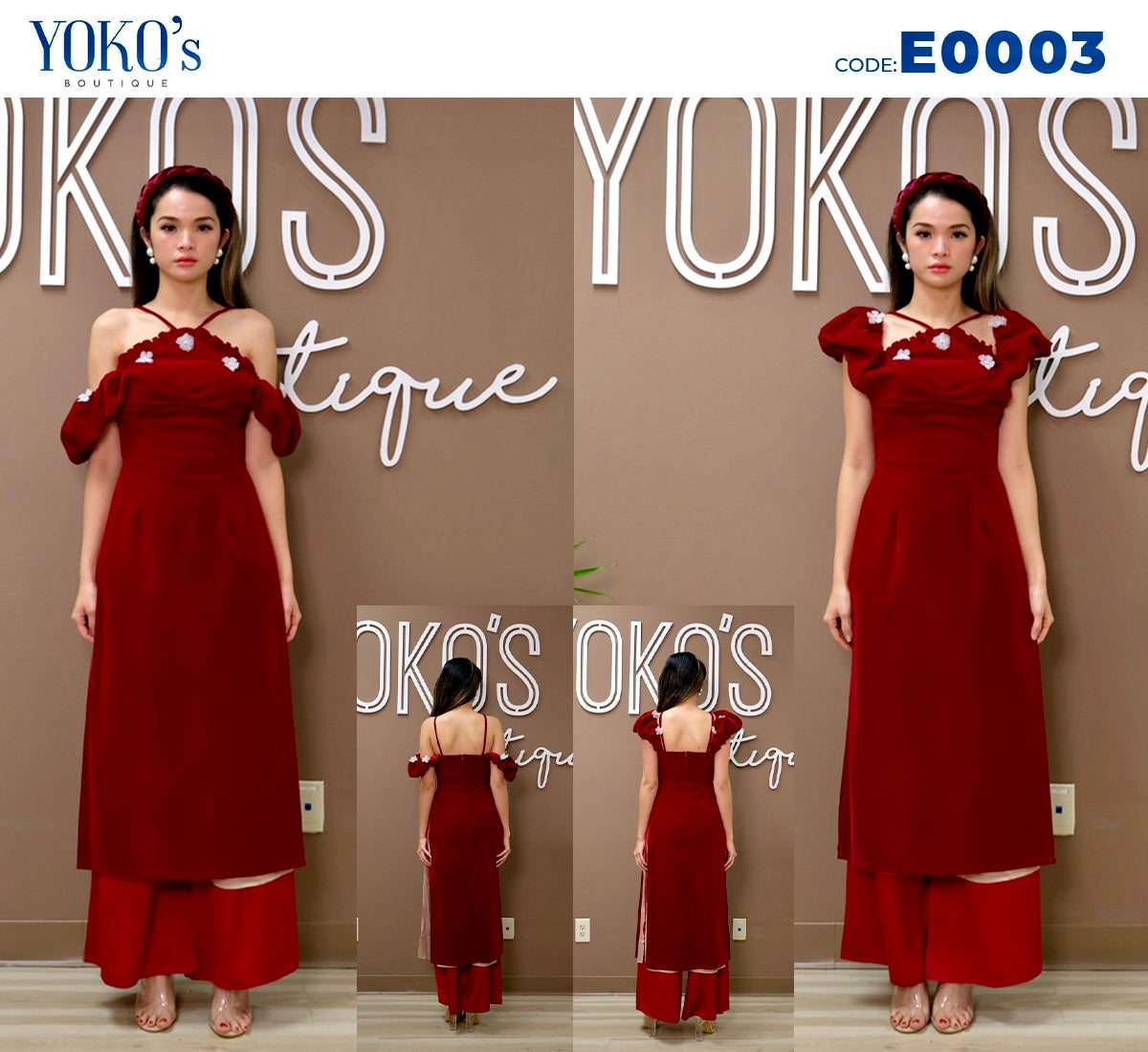 Vietnamese Modern Style Ao Dai – Yoko's Boutique